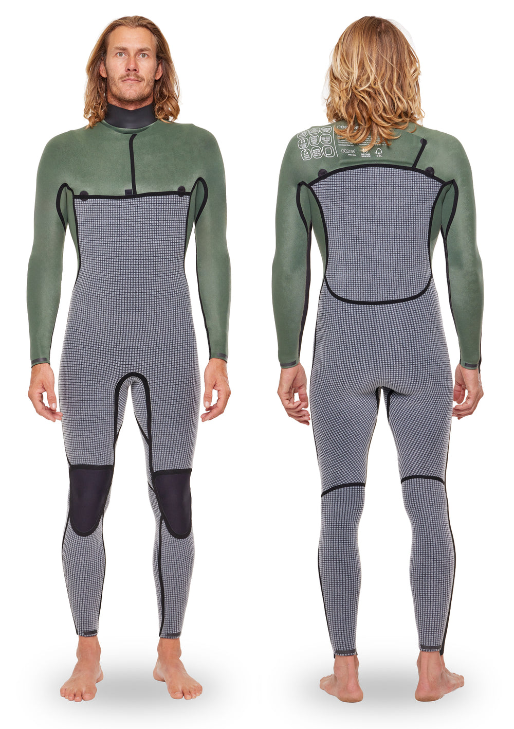 4/3 Natural Rubber Liquid Sealed Wetsuit