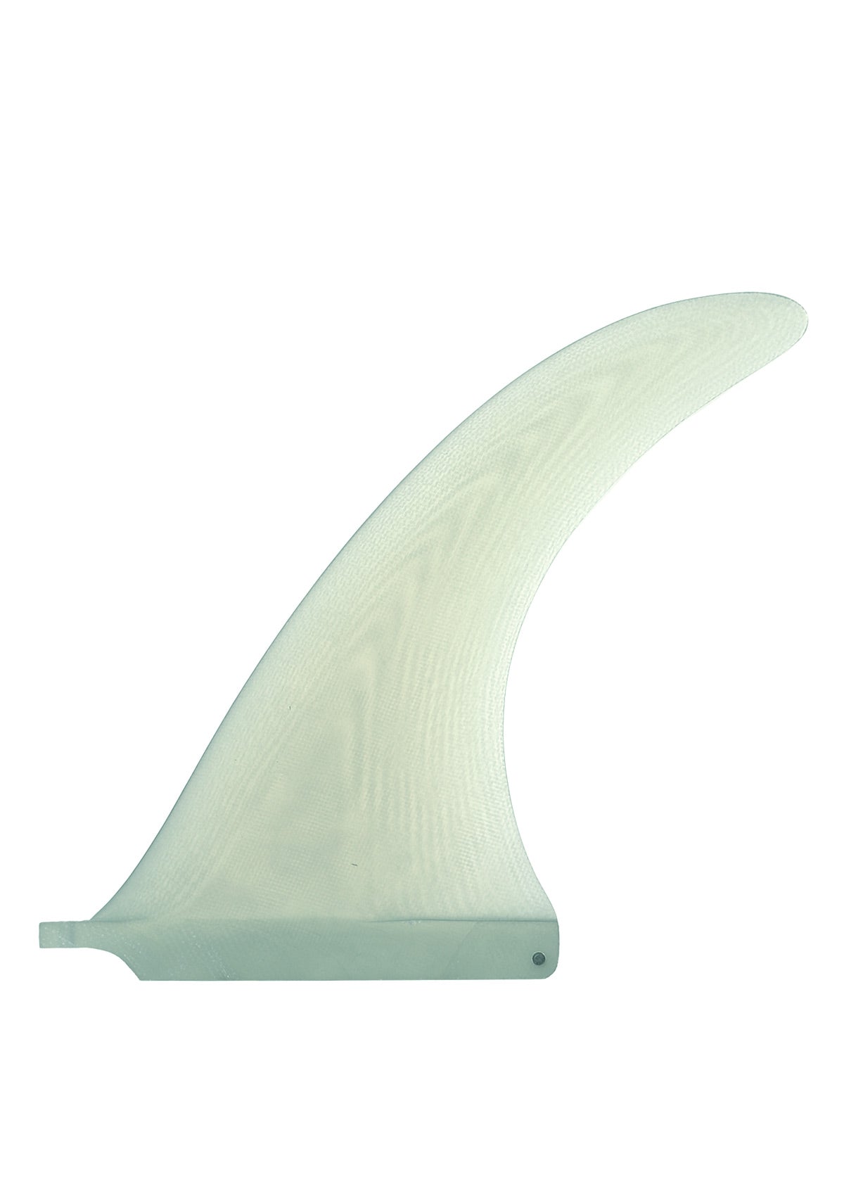 Hand Foiled 10” Single Raked Fin - Clear | needessentials