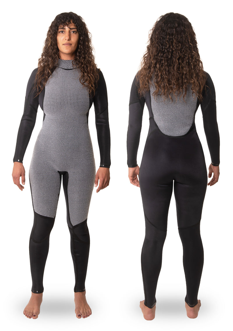 Womens 4/3 Thermal Back Zip Wetsuit | needessentials
