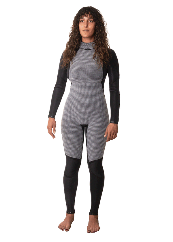 Womens 4/3 Thermal Back Zip Wetsuit | needessentials