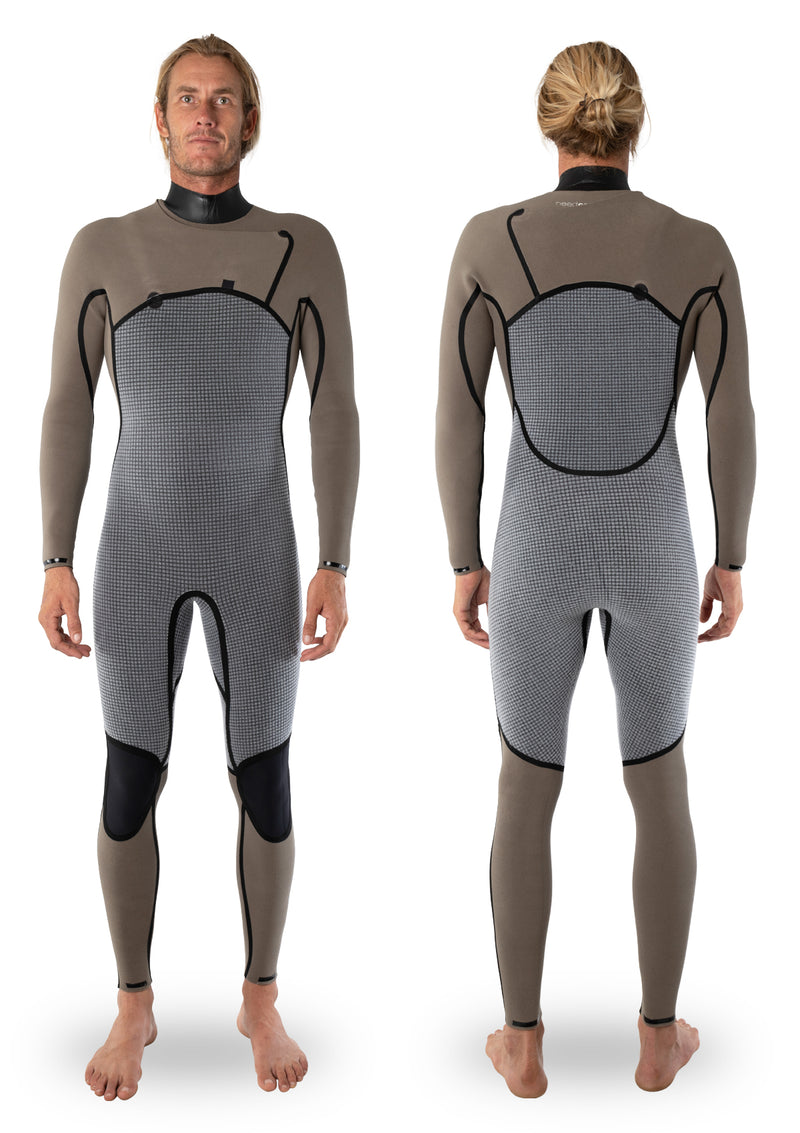 4/3 Natural Rubber Zipperless Wetsuit