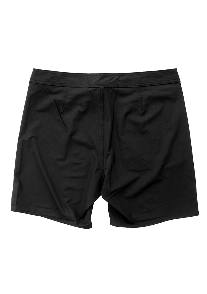 Mens Black Side Pocket Boardshort | needessentials