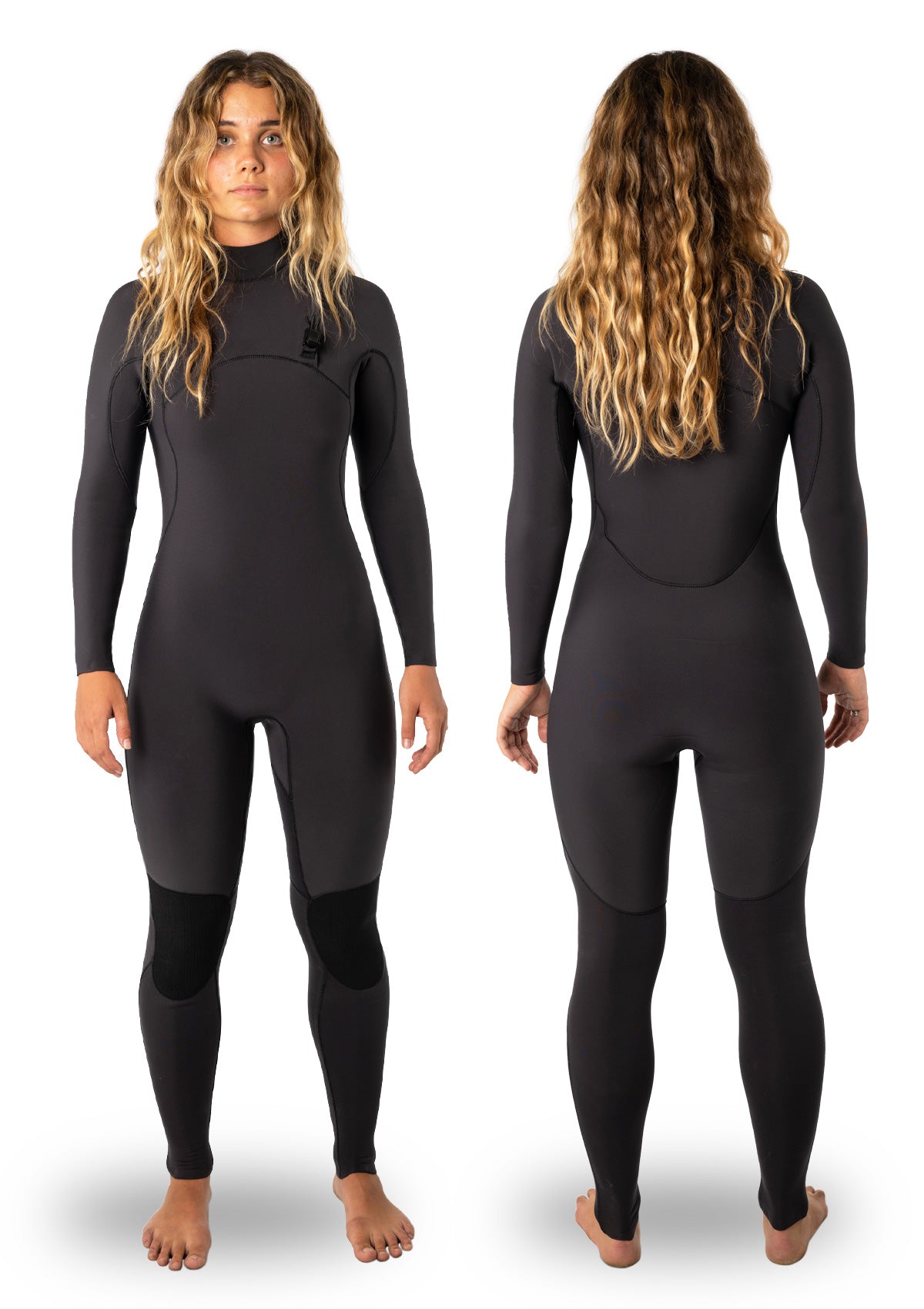 Womens 4/3 Natural Rubber Zipperless Wetsuit